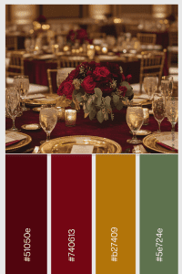 12 Stunning Wedding Color Palettes for a February Celebration - Wedding ...