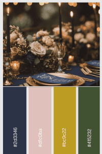12 Stunning Wedding Color Palettes for a February Celebration - Wedding ...